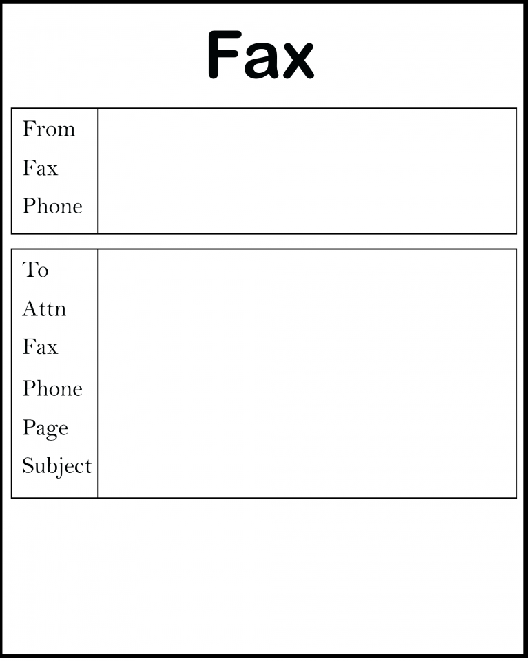Free Printable Fax Cover Sheet Templates - Sample & Examples